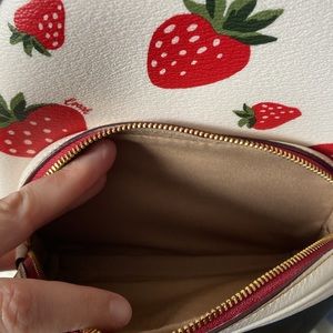 Coach | Bags | Coach Court Mini Backpack Bag With Wild Strawberry Print ...